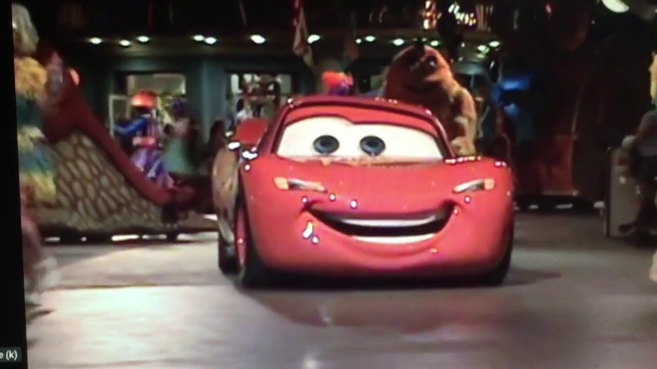 Monsters Inc. with lightning McQueen Disney California adventure 2009 ...