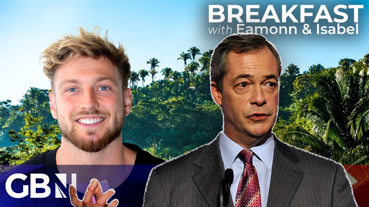 Farage finishes third: Fatima Whitbread reflects on Nigel's 23 day stint in the jungle - YouTube