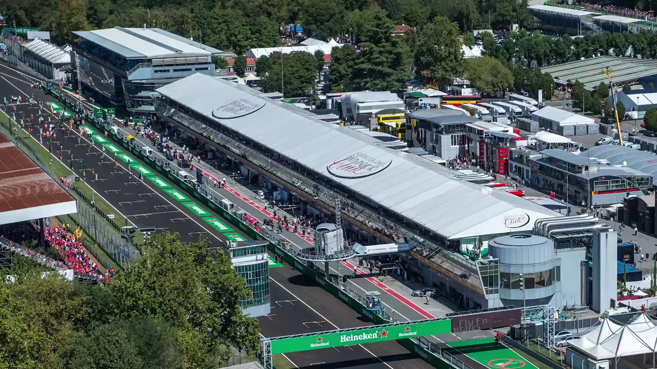 Aerial Photography - Monza Formula One Italian Grand Prix 2017 - YouTube