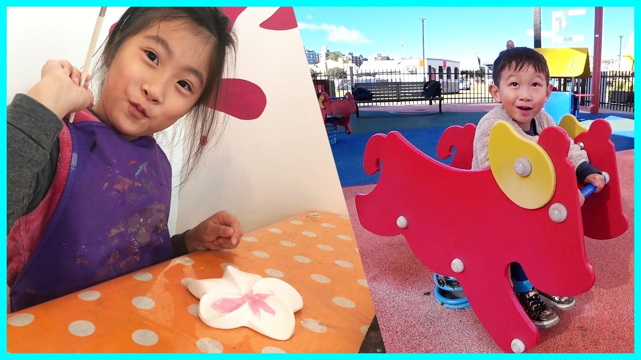 More Plaster Fun and Playground During The School Holidays! - YouTube