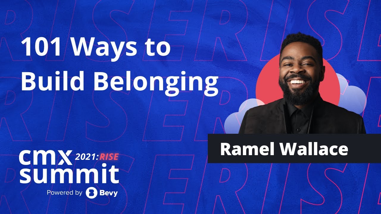 101 Ways to Build Community | Ramel Wallace - YouTube