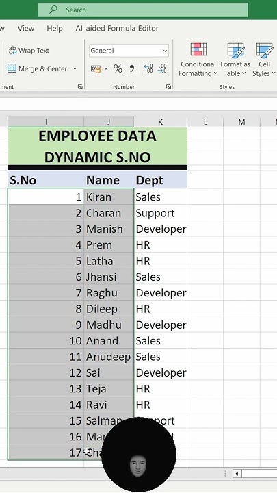 Dynamic Serial Number Using Subtotal Shorts Exceltricks Exceltipsandtricks Wepptutorials