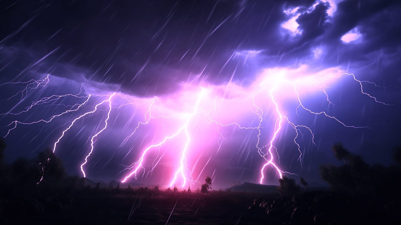 Get A Good Night With Powerful Thunderstorm Sounds - Heavy Rain & Epic ...