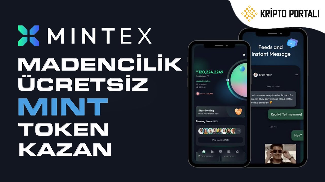 ⚒ MINTEX MADENCİLİK UYGULAMASI 🎁 ÜCRETSİZ MINT TOKEN KAZAN 😀 - YouTube