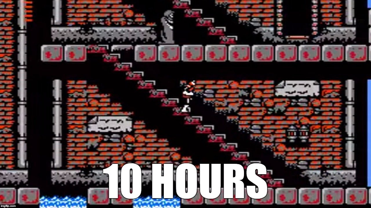 Castlevania II (Simon's Quest) - Town Theme Extended (The Silence of ...