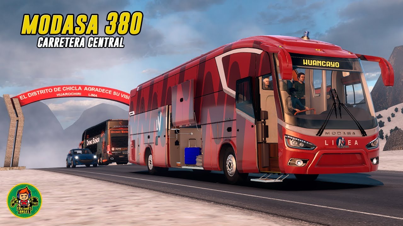 MODASA 380 POR LA COMPLICADA CARRETERA CENTRAL / NCS MAP ETS2 1.41 ...