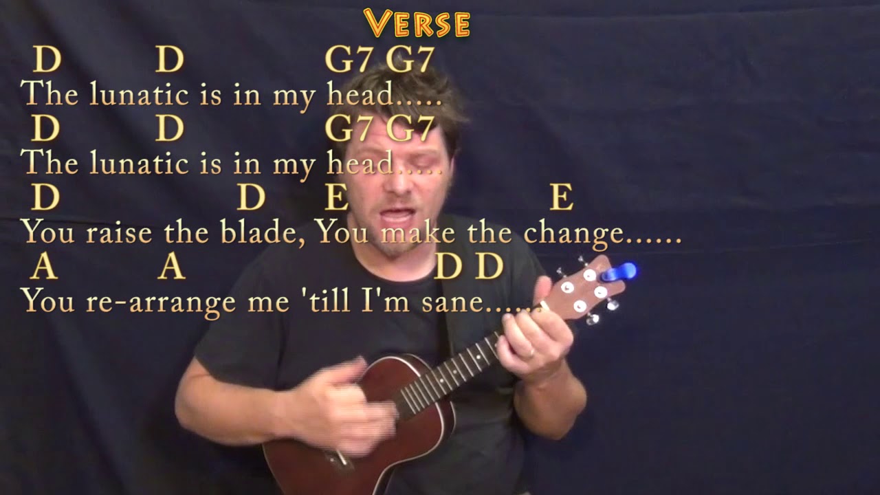 Brain Damage/Eclipse (Pink Floyd) Ukulele Cover Lesson with Chords ...