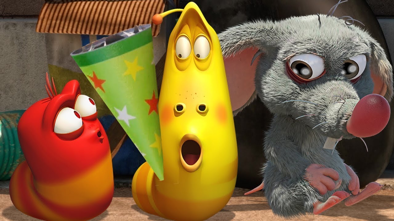 LARVA | Födelsedagskalas 🐛| Tecknade barn för barn | Larvtecknad ...