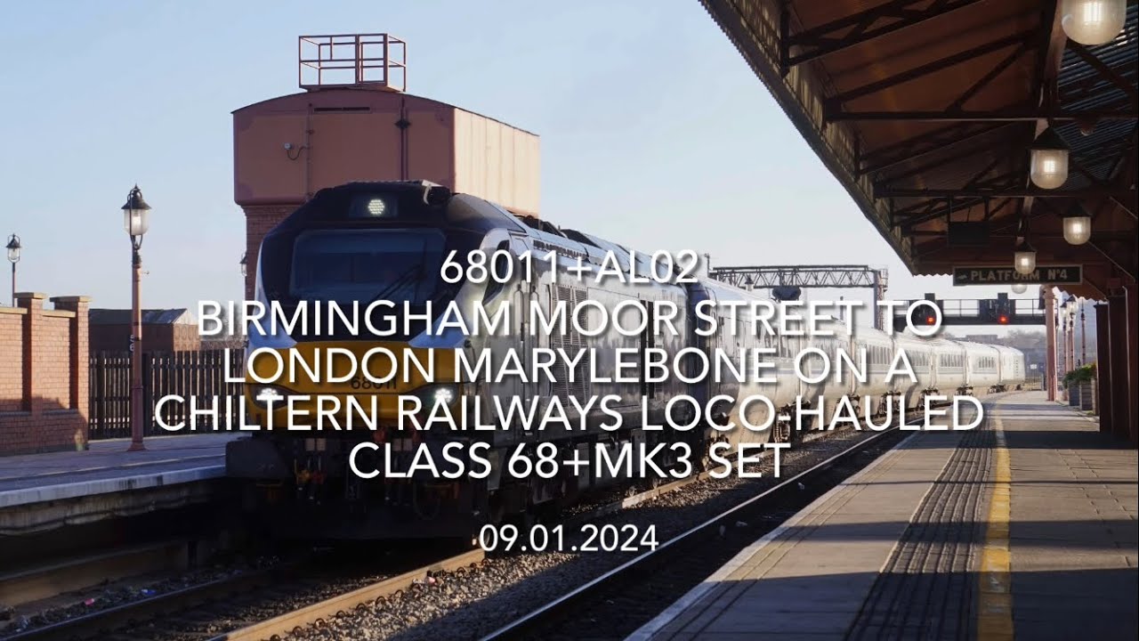 Birmingham Moor Street to London Marylebone on a Chiltern Railways ...