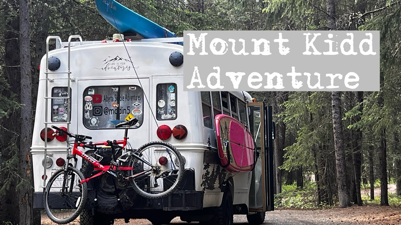 Mount Kidd Adventure| new addition to the bus | 🤙 #camping # ...