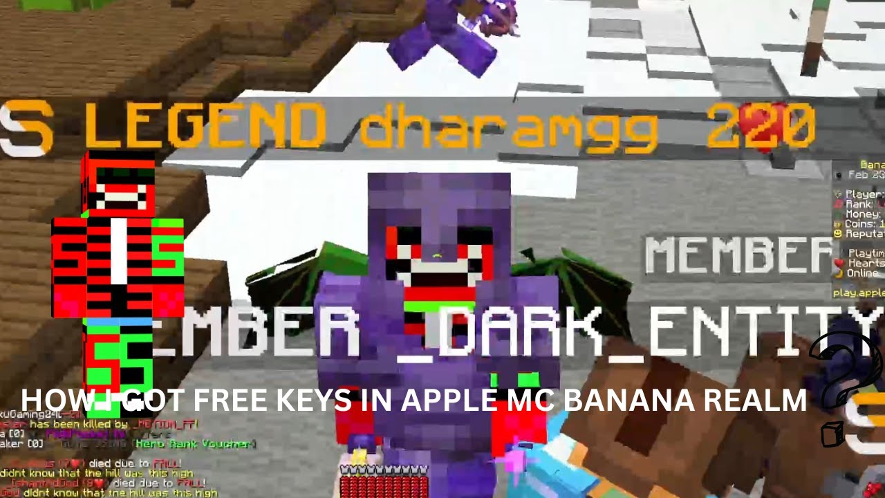 HOW I GOT FREE INSANE KEYS, EPIC KEYS, ECONOMY KEYS?.APPLE MC - YouTube