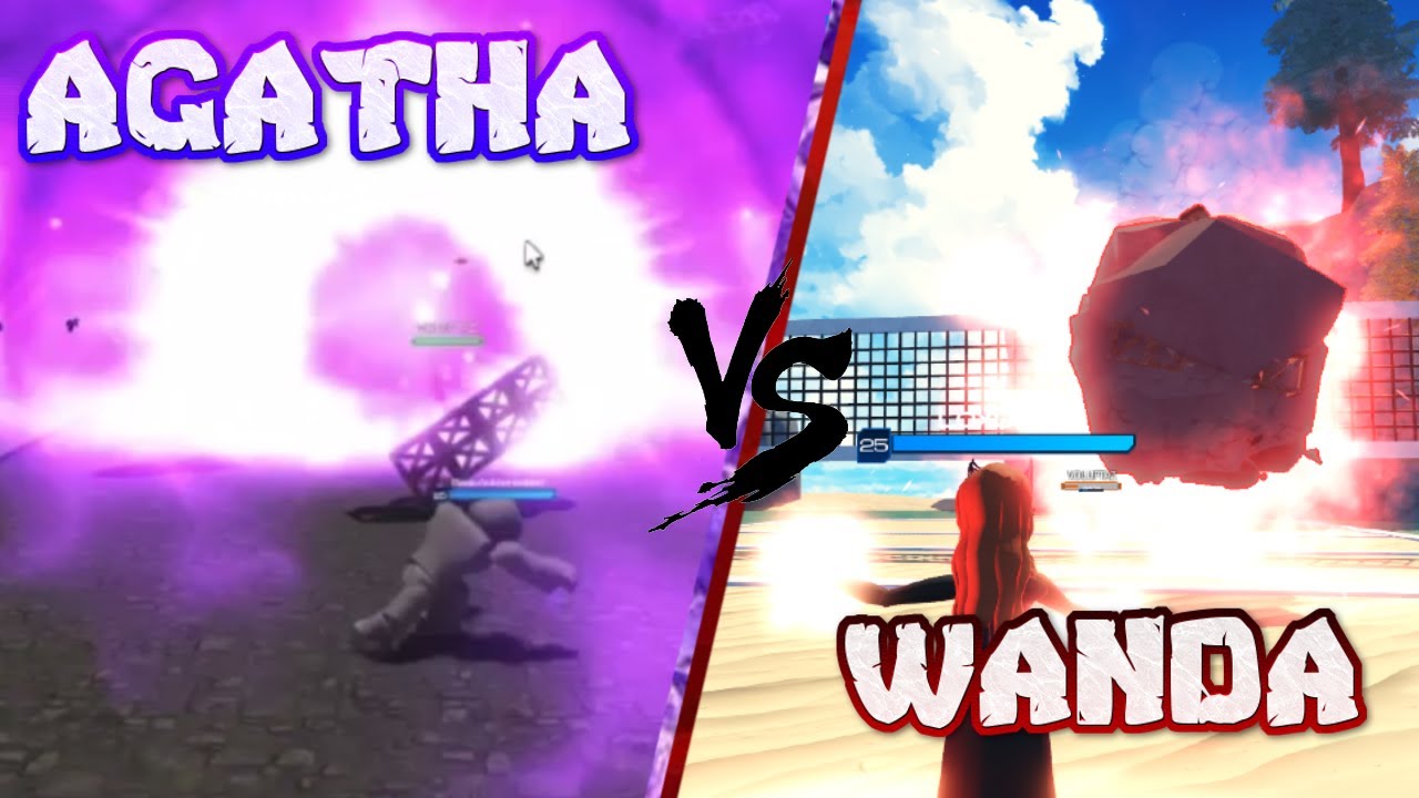 Wanda VS Agatha | Crossover Combat | ROBLOX - YouTube
