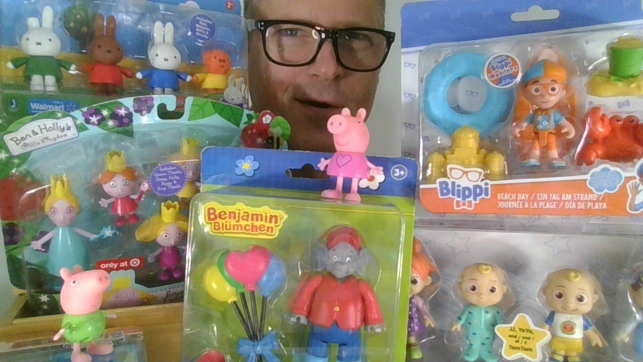 Jazwares Toys Peppa Pig Cocomelon Blippi Benjamin Miffy's Adventures ...