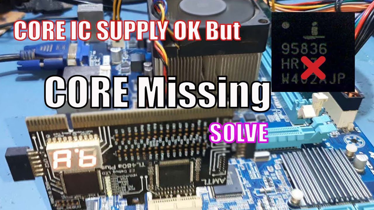 GA-H61M-S1 (2.2) Core Ic Supply Ok But Core Missing , No Display ...