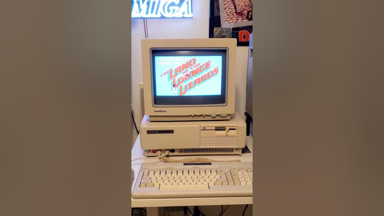 Retro Computing ASMR: Leisure Suit Larry on Tandy 1000SX! #vintagegames #80s #retro - YouTube