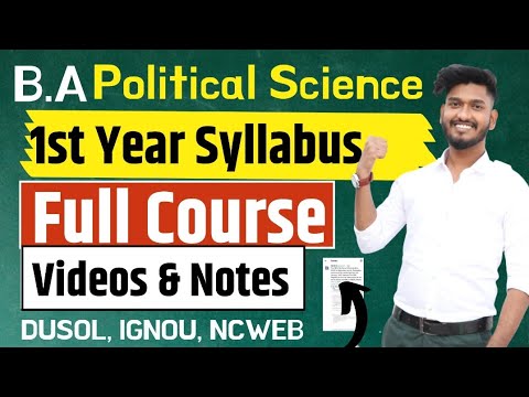 B.A Political Science Honours/Program 1st Year ( Semester 1st ...