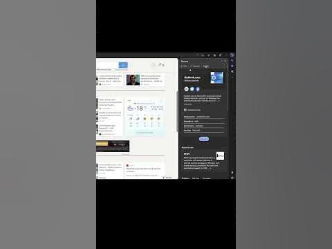 How to use NEW BING sidebar in Edge? #shorts - YouTube