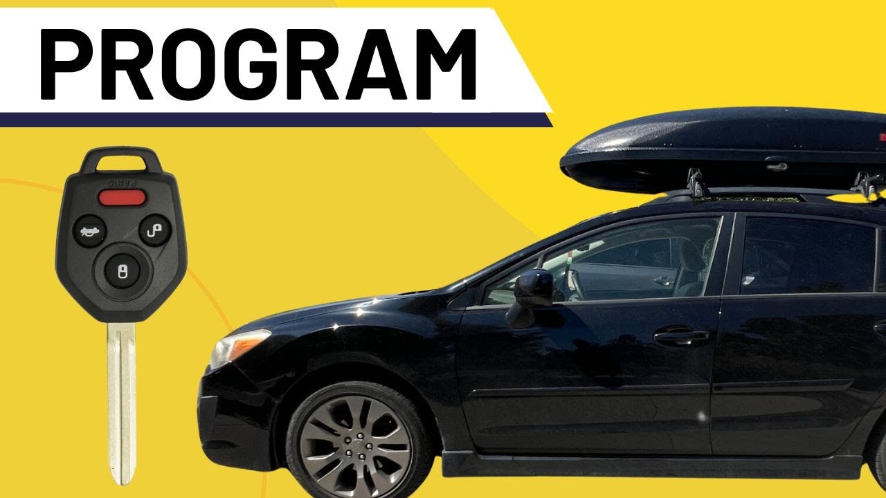 Program Subaru Spare Key - Easy - YouTube