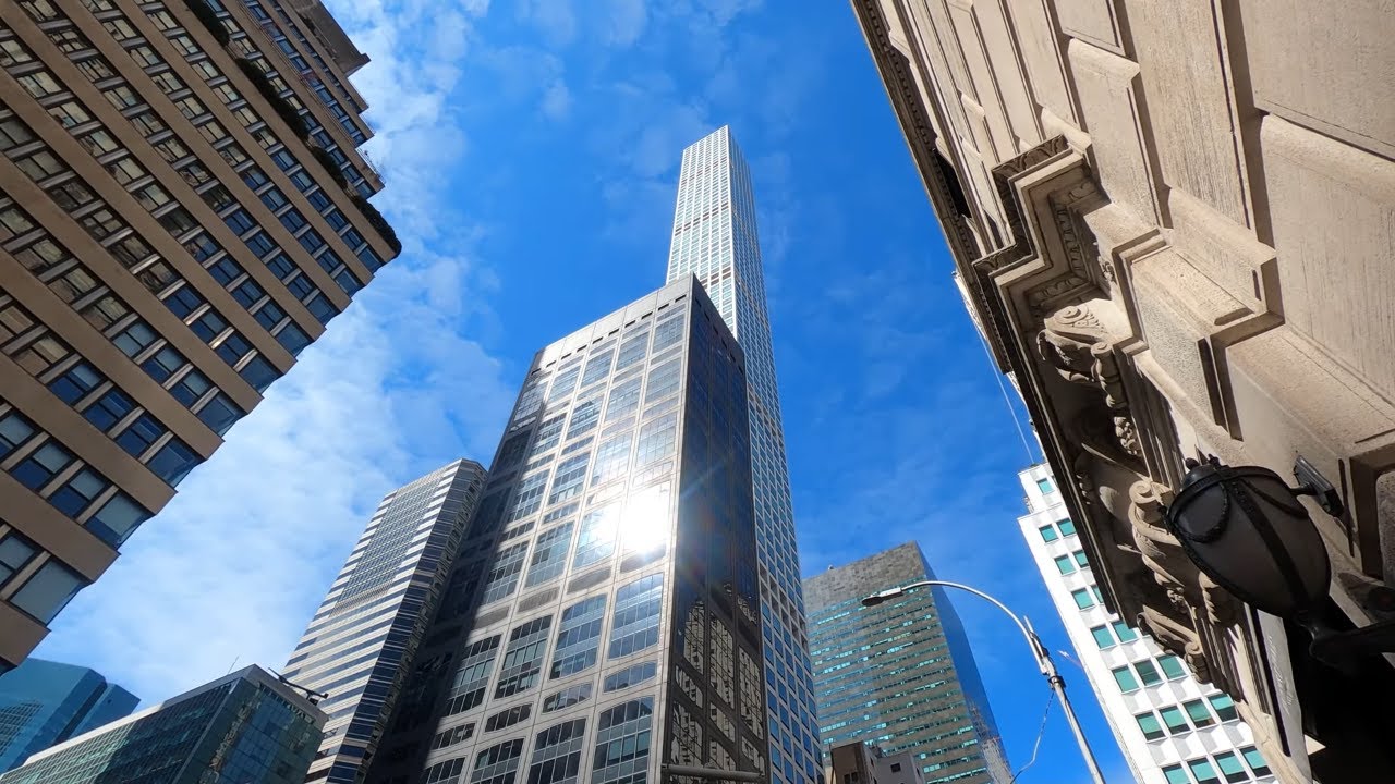 ⁴ᴷ⁶⁰ Walking NYC (Narrated) : Billionaire's Row (57th Street) with Tom ...