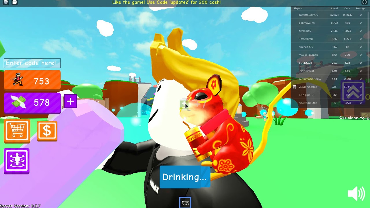 Играем в Roblox в Speed Simulator - YouTube