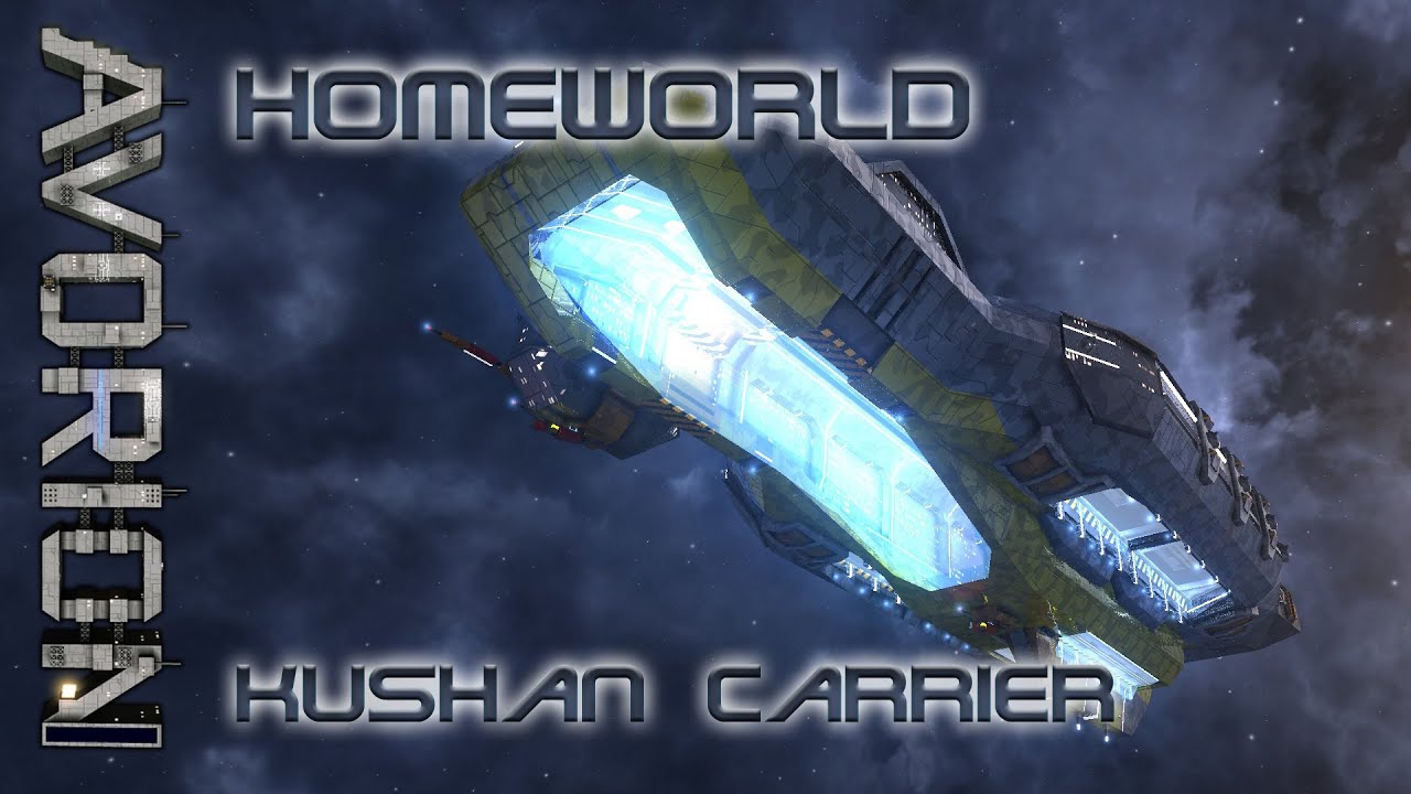 Homeworld Kushan Carrier - Schiffsvorstellung - Avorion - YouTube