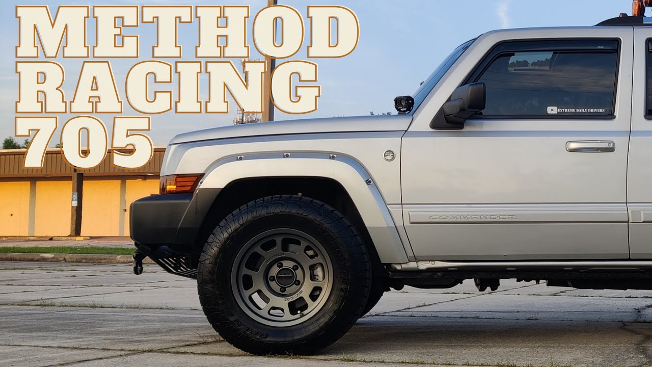 Jeep Commander Gets New Wheels! Method Race 705's! - YouTube