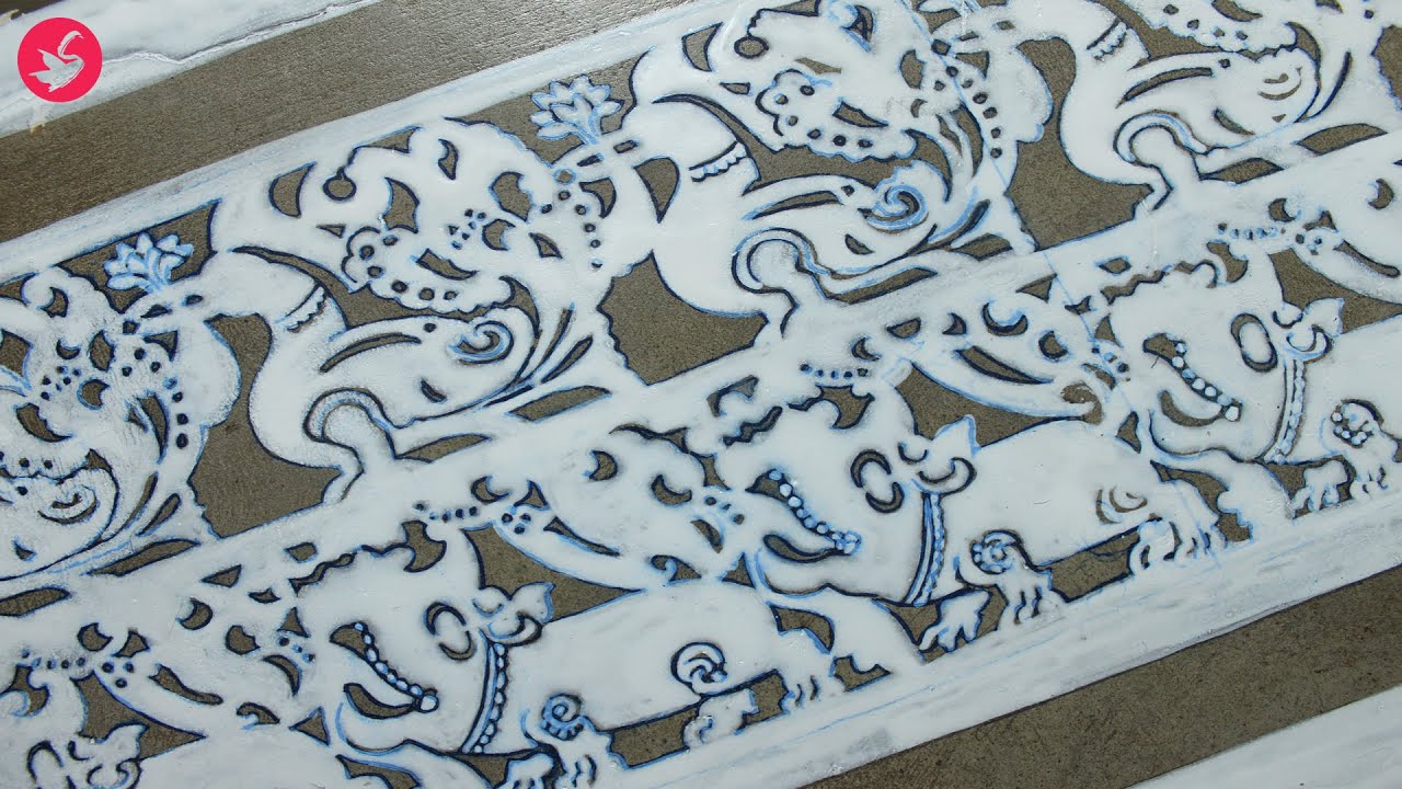 Special Beautiful Alpona Design Painting - YouTube