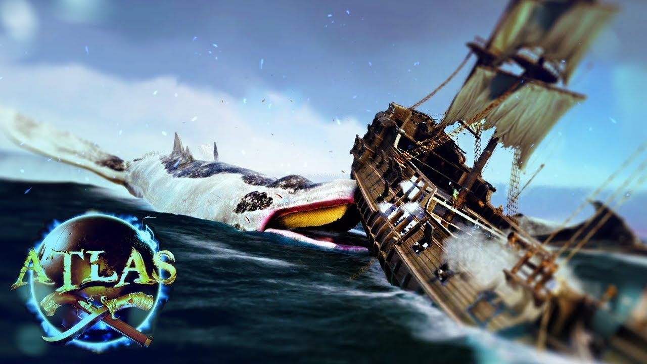 Atlas - THE MONSTER WHALE ATTACKS - Every Atlas Ship & Building ...
