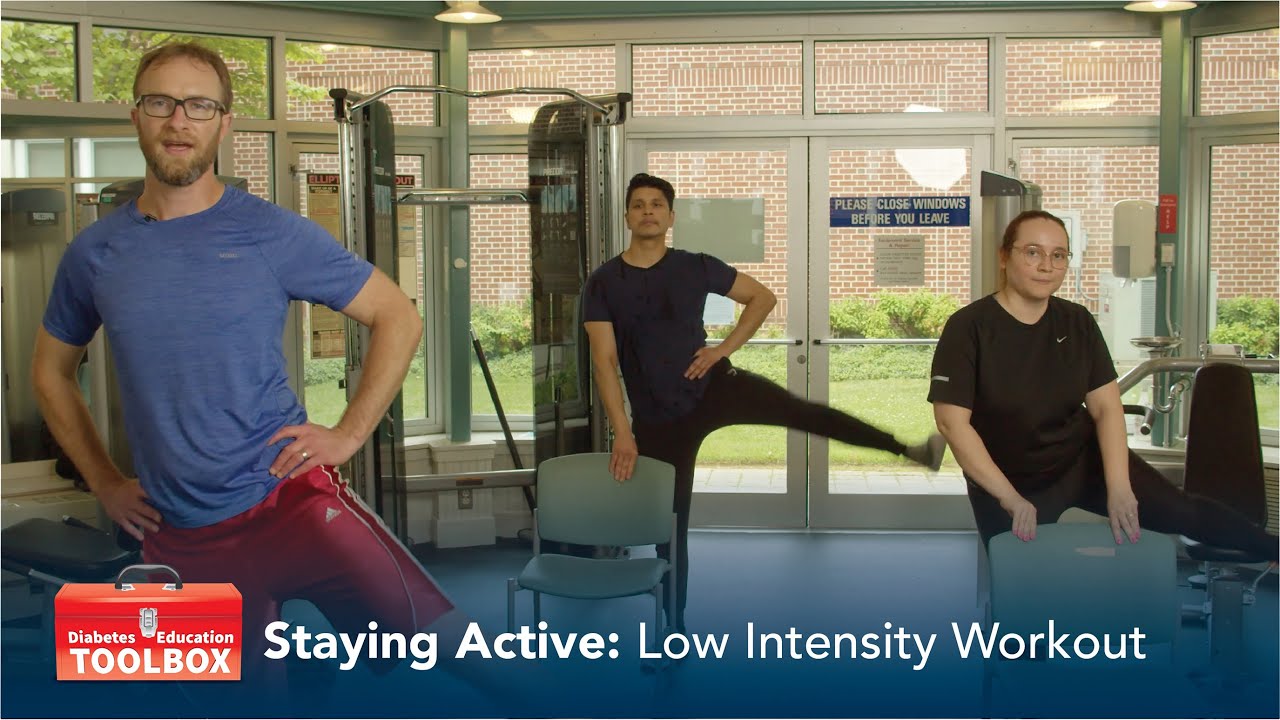Staying Active: Low Intensity Workout - YouTube