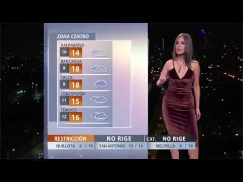 El Tiempo en CHV Alejandra Quiroga - YouTube