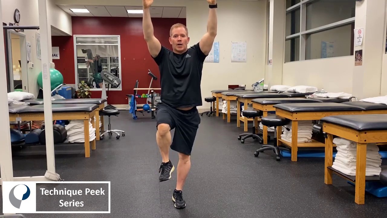 Drop Land Exercise to Determine Progression to Plyometrics | Technique ...