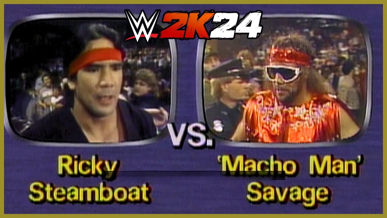 WWE 2K24 Showcase #1 - Ricky Steamboat Vs Macho Man | 40 Years of ...