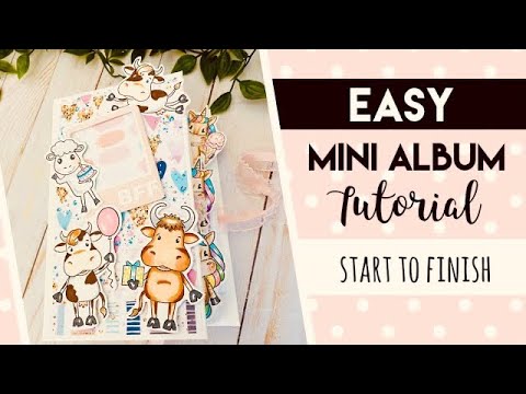 QUICK & EASY Mini Album Tutorial ~ Start to Finish - YouTube