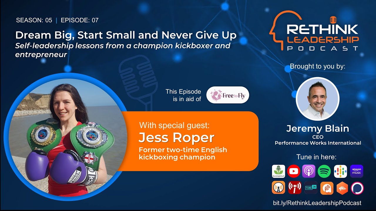 Dream Big, Start Small and Never Give Up | Jess Roper | Jeremy Blain ...