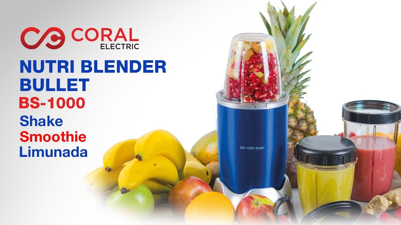 Nutri blender BULLET: Coral blender za smuti (SA RECEPTIMA) - YouTube