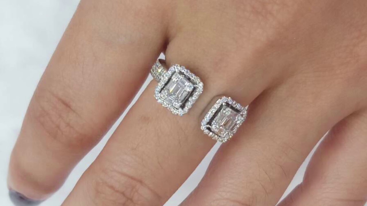 New Modern diamonds rings designs by Allgemsjewelry - YouTube