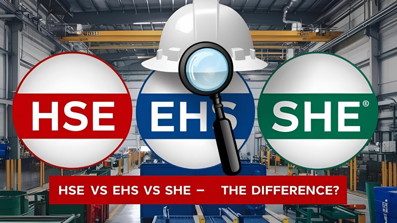 🚀 Understanding HSE, EHS, and SHE – What’s the Difference? - YouTube