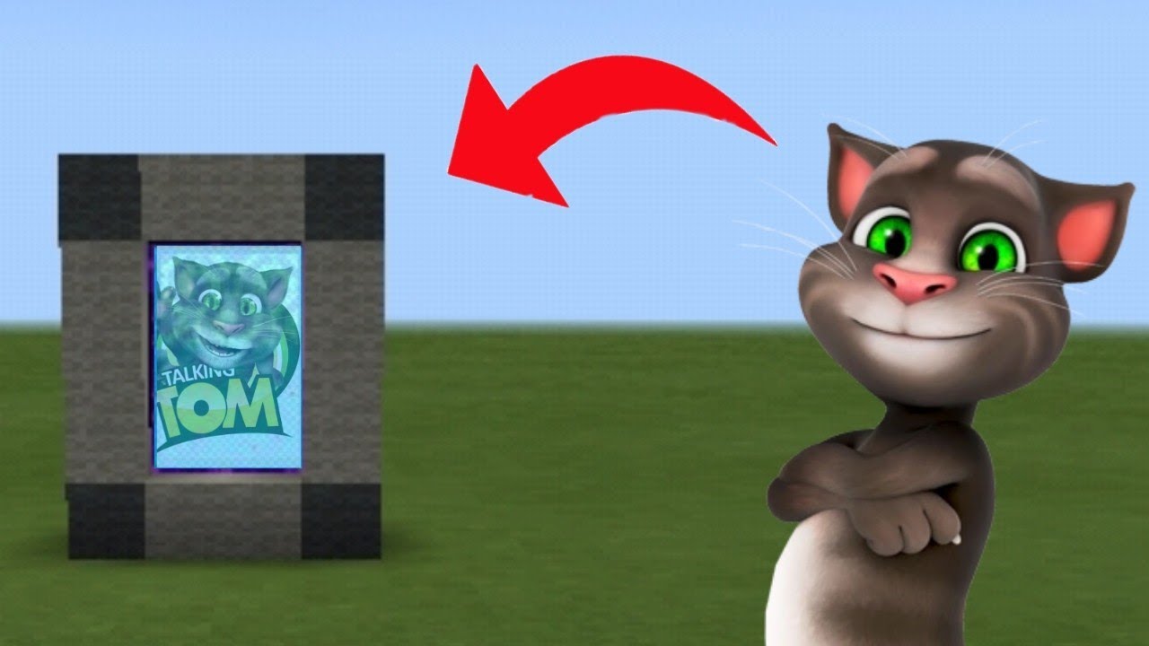 CARA MEMBUAT PORTAL MY TALKING TOM - MINECRAFT - YouTube