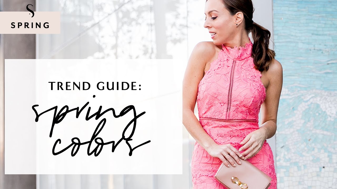 Spring Color Trends for 2019 I Sydne Summer - YouTube