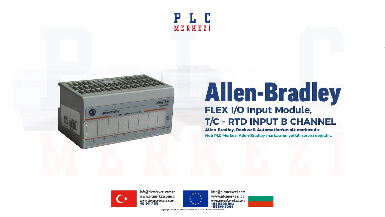Allen-Bradley 1794 - IRT8 - FLEX I/O Input Module Tamir ve Test - YouTube