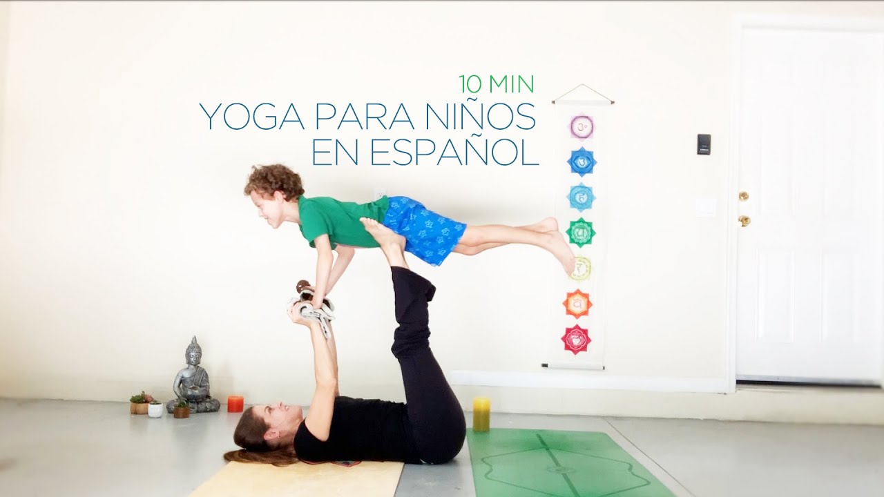10 min Yoga para Niños en Español - YouTube