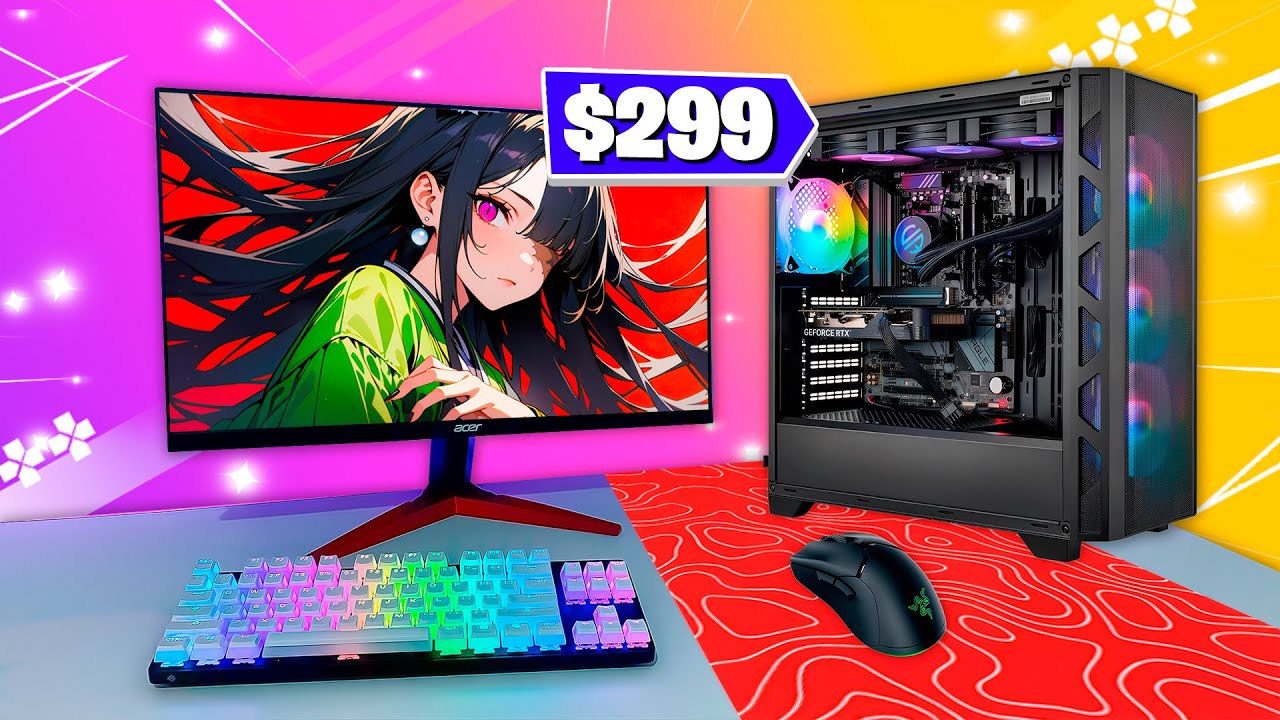 I BOUGHT a BEST GAMING Setup For Only $300 dollars.. (400 FPS?) - YouTube