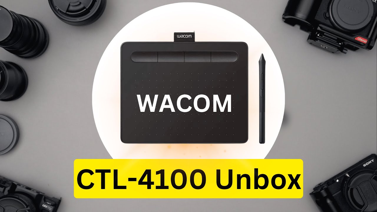 Wacom CTL 4100 Unboxing and Register Warranty Overview - YouTube