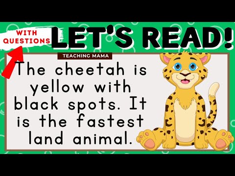 LET'S READ! | READING COMPREHENSION | PRACTICE READING SIMPLE ENGLISH ...