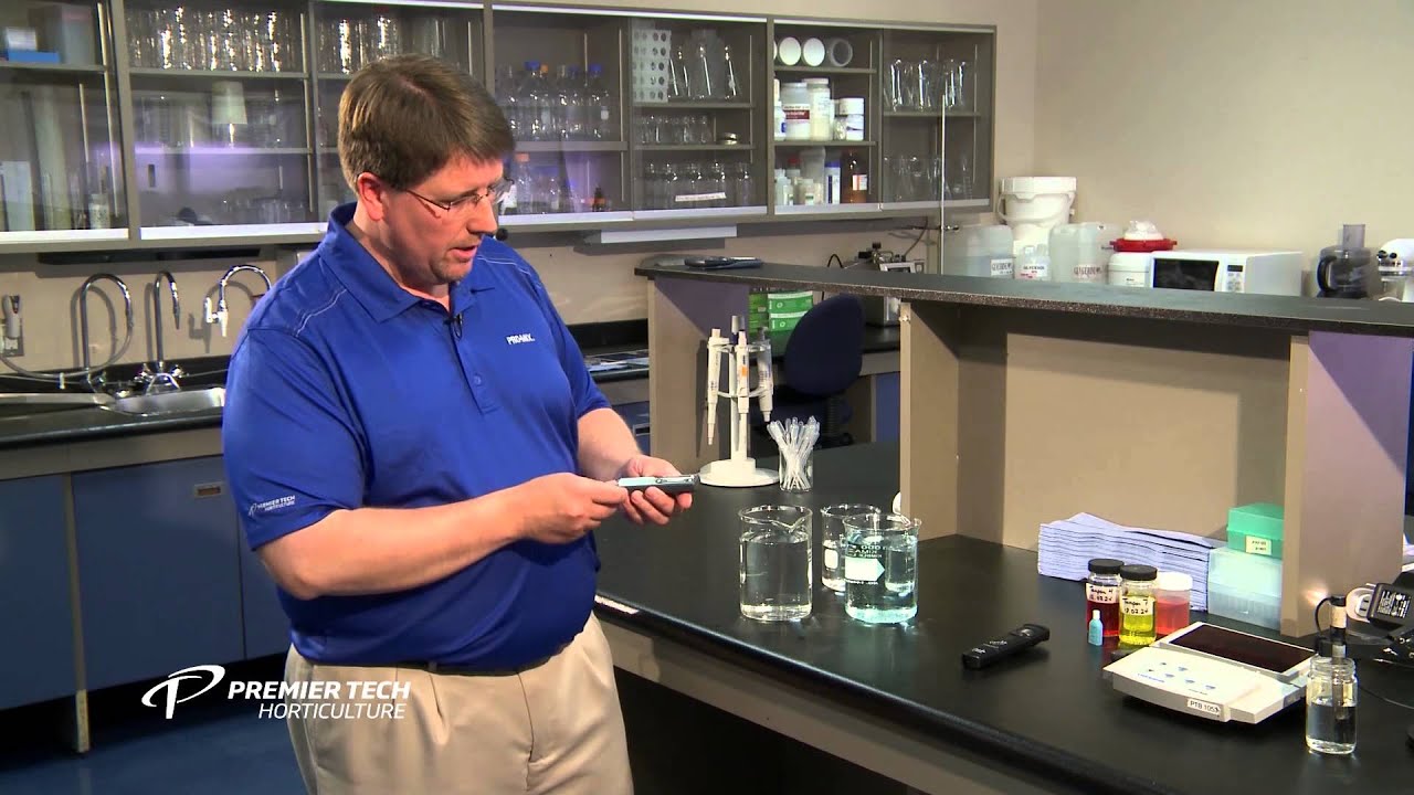 Testing your fertilizer with EC meter - YouTube