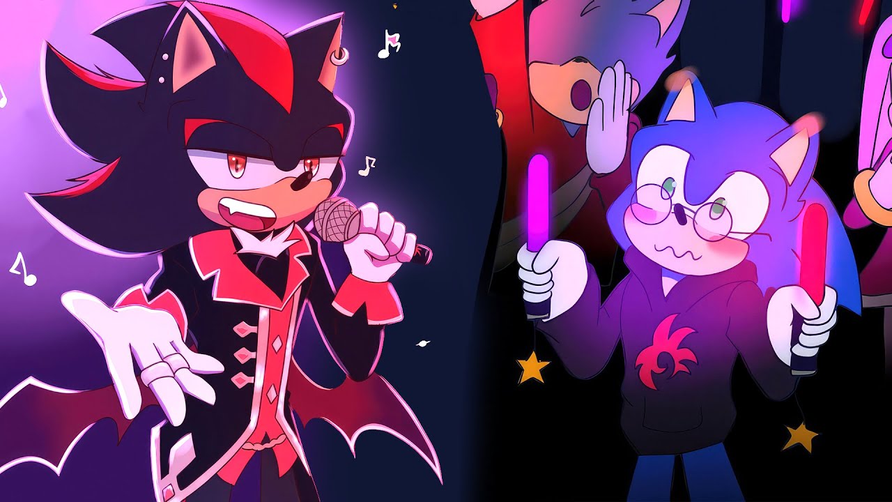 Falling for an Idol 😱 | Shadow x Sonic (Sonadow) | Comic Dub - YouTube