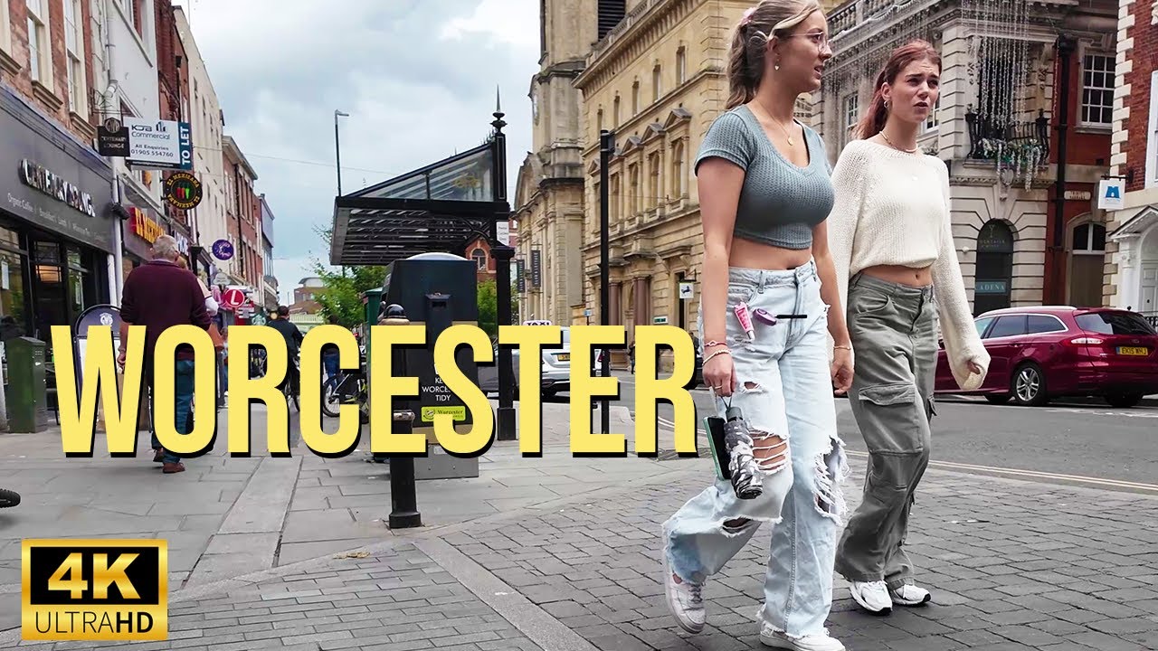 Worcester - City Tour 2024| Walking The Streets of Worcester | Central ...