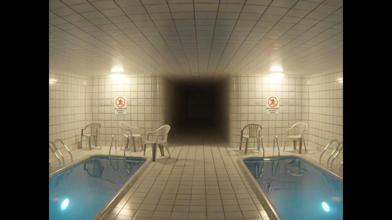 Pool rooms found footage: solo exploration - YouTube