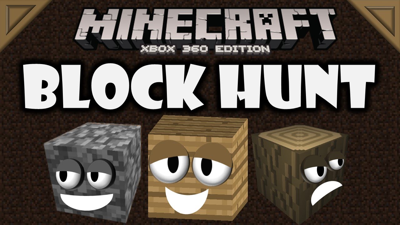 Minecraft (Xbox 360) - MODDED PC Block Hunt Minigame - YouTube