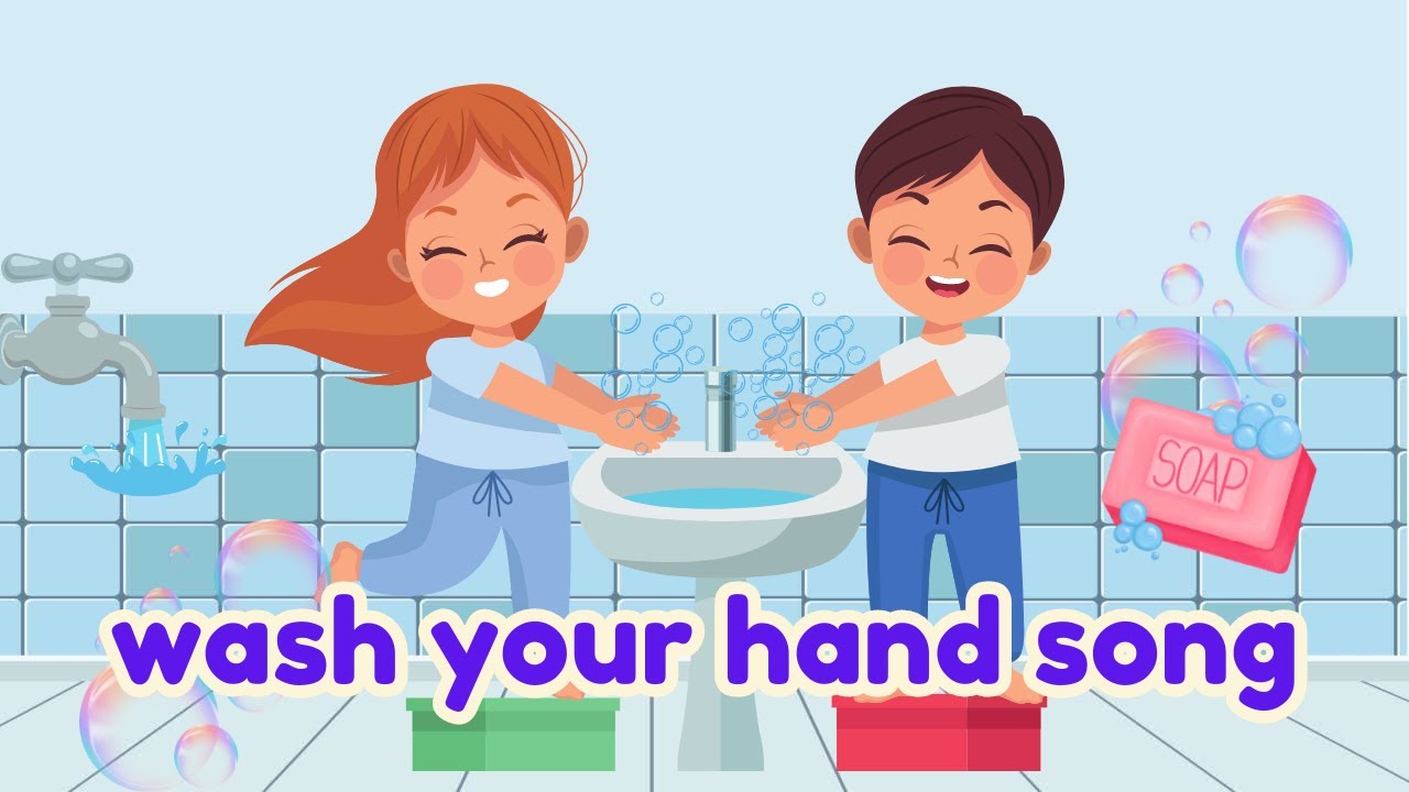 Wash your hands Children's Song | Wash us - Healthy habits Song - YouTube